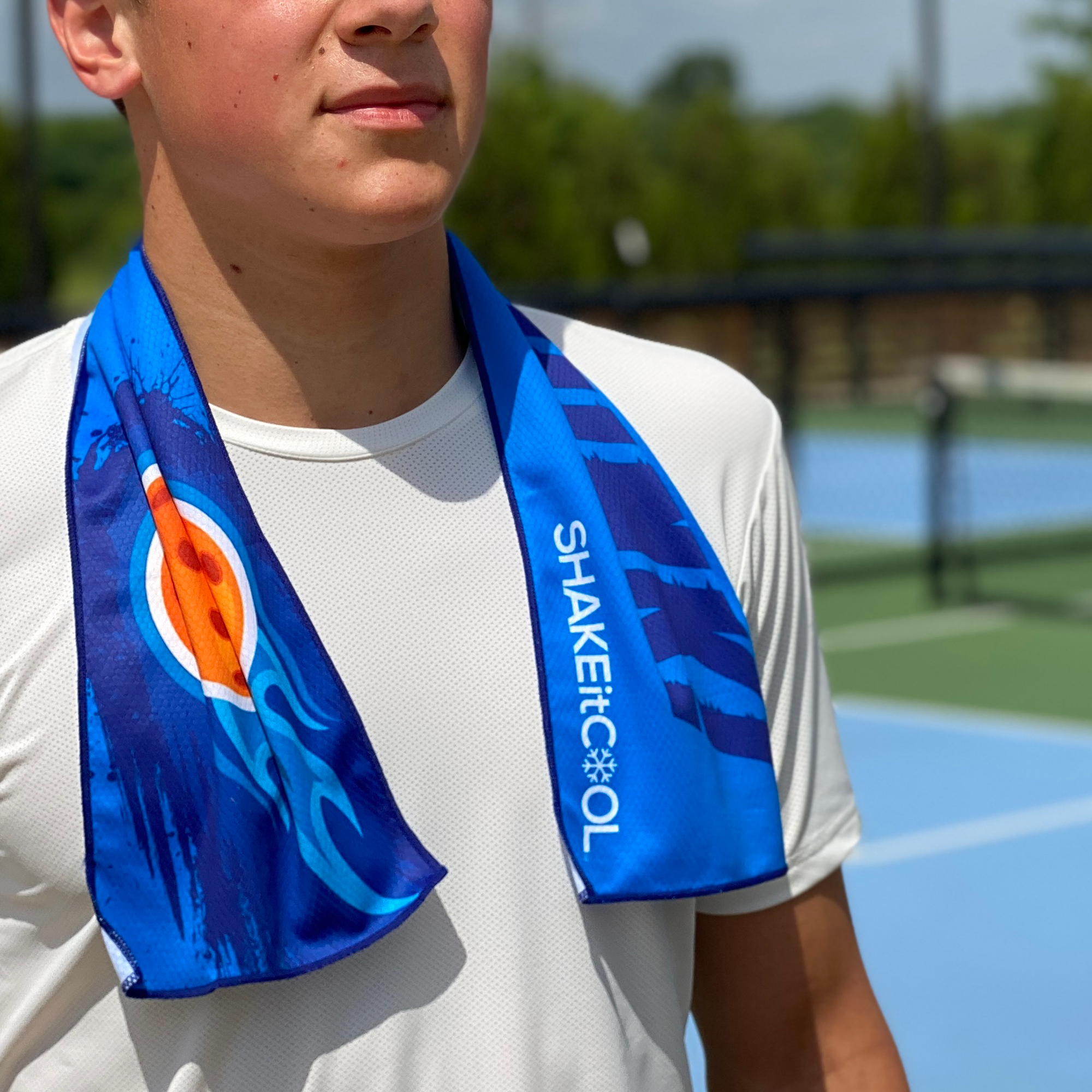 Original Cooling Towel - Pickle Ball (32" x 6") – SHAKEitCOOL